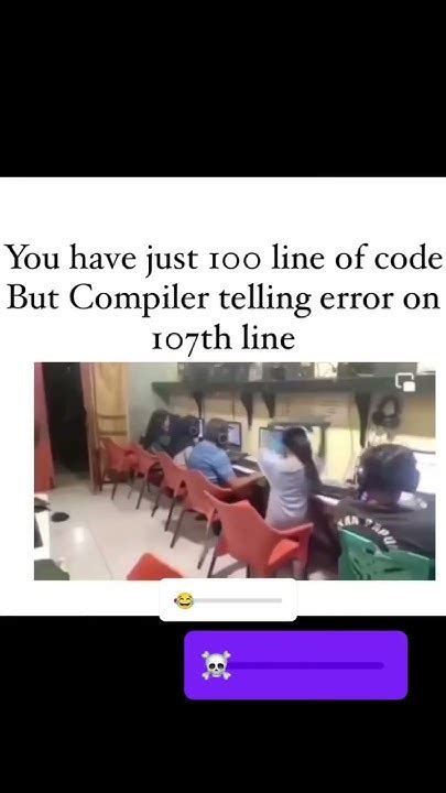 You Have Just 100 Lines Of Code But Compiler Telling Error On 107th Line Youtube