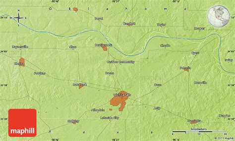 Physical Map Of Kadane Corner