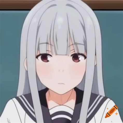 Anime Girl With Grey Hair Anime Girls With Grey Hair Tiktok