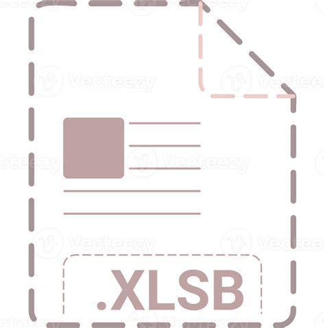 Modern Xlsb File Icon Minsk Dashed Rounded Outline 57325691 Png