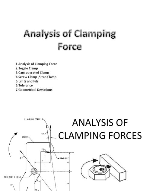 Chapter4analysis Of Clamping Force Pdf Screw Machines