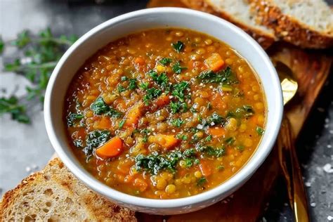 Healthy And Easy Lentil Soup