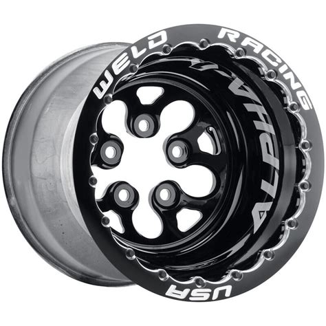 Weld Wheel Alpha 1 Black 15x12 Size 5x4 75 Bolt Pattern 3 Backspace