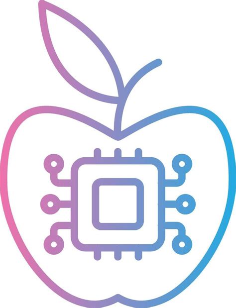 Artificial Intelligence Gradient Style Element 63116693 Vector Art At Vecteezy