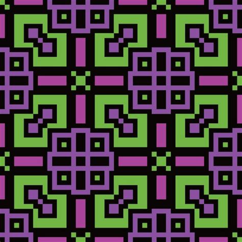 premium vector seamless pixel abstract pattern