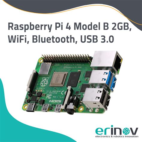 Raspberry Pi 4 Model B 2gb Wifi Bluetooth Usb 30 Erinov