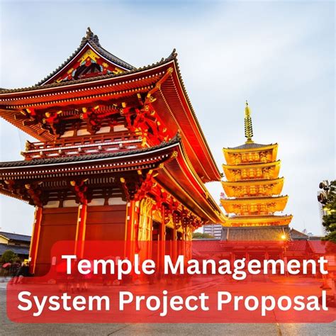 temple management system project proposal