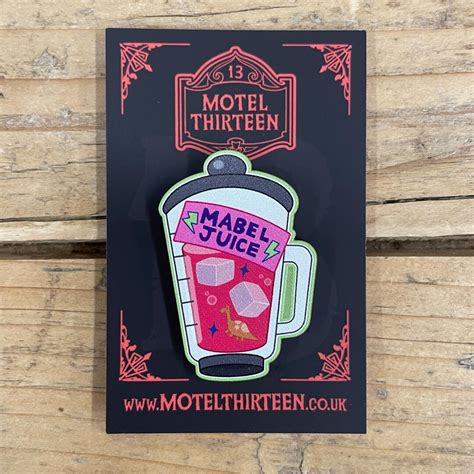 Mabel Juice Gravity Falls Inspired Eco Friendly Wooden Pin Badge Etsy