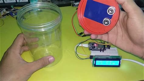 tutorial projek arduino belajar membuat alat pengukur volume dan