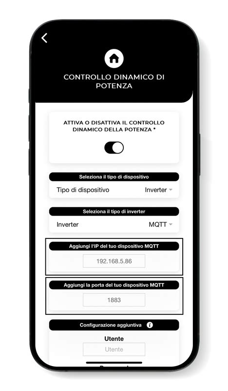 configurazione del protocollo mqtt in trydan v2c