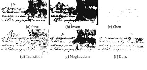 binarized results of fig 8 a with different methods download