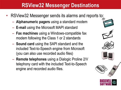 PPT RSView32 Messenger PowerPoint Presentation Free Download ID 1287414