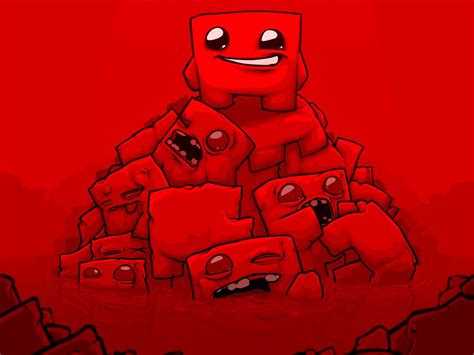 Super Meat Boy 720p Hd Wallpaper