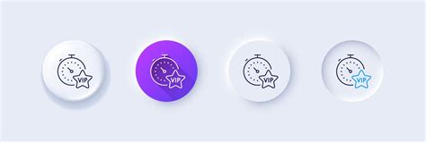 Time Management Timer And Fragile Package Line Vector Image