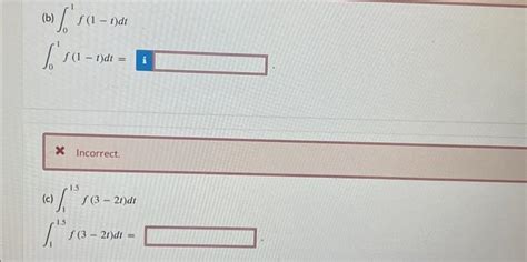 Solved Suppose 01f T Dt 7 Calculate The Following Chegg Com