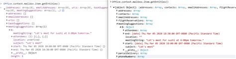 Officejs Meeting Suggestions Are Incorrect In Owa Compared To Desktop