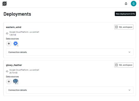 Deployments GlareDB Docs