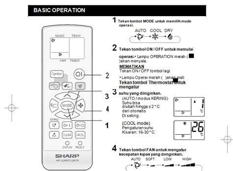 Cara Menggunakan Remote Ac Sharp Dalchaebi