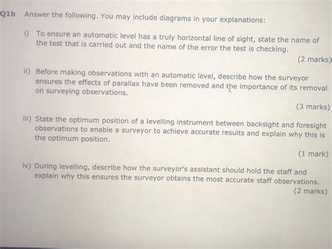 Solved Q1b Answer The Following You May Include Diagrams In