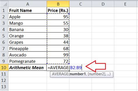 How To Calculate Mean In Excel Statistical Analysis Free Online Tutorial Library