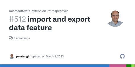 Import And Export Data Feature · Issue 512 · Microsoftvsts Extension
