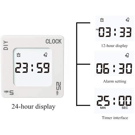 Multifunctional Kitchen Timer Alarm Clock Diy Pomo Vicedeal