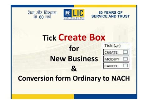Lic Nach Form Guidelines To Fill The Form Pdf