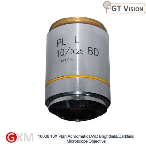 10x Economy Plan Achromatic Biological Upright Microscope Objective 0248 Gxm
