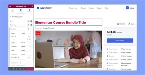 Tutor Lms Elementor Addons V210 Introducing 8 New Elementor Widgets