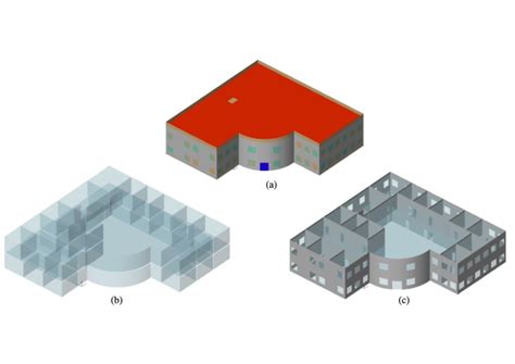 a gbxml building model source b c spaces in gbxml
