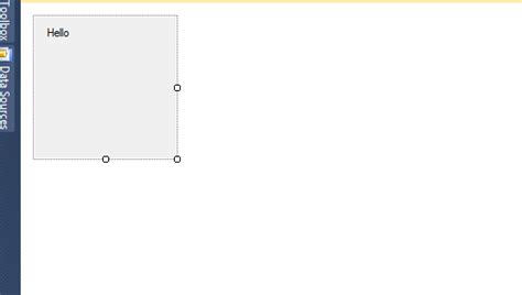 C Rendering Derived User Control In Designer View Stack Overflow