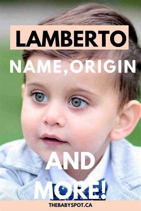 Lamberto Name Meaning Origin And More
