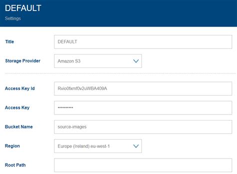 Set Up Image Service Axinom Mosaic