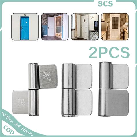 2pcs 304 Stainless Steel Wing Hinges Removable Hinge Shopee Philippines