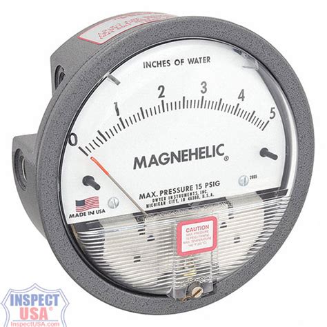Dwyer Magnehelic Manometer 2005 0 5 Inch Wc Inspect Usa