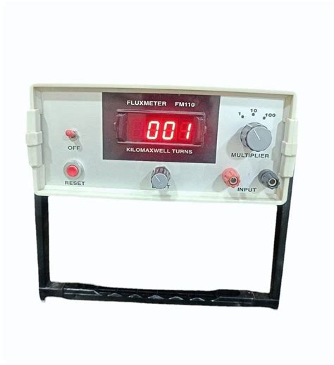 Flux Meter Fm 110 Digital Flux Meter Manufacturer From Mumbai