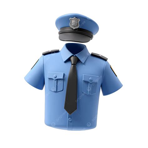 경찰 제복 만화 이미지 경찰 모자 경찰 배지 유니폼 Png 일러스트 및 Psd 이미지 무료 다운로드 Pngtree