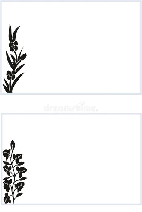 Floral Border Pattern Frame Design Vector Illustration Stock Vector Illustration Of Coreldraw