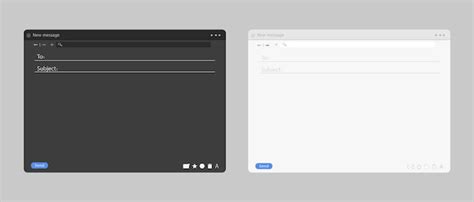 Premium Vector Email Interface Mock Up Web Browser Mockup In Light