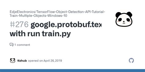 Google Protobuf Text Format ParseError With Run Train Py Issue EdjeElectronics