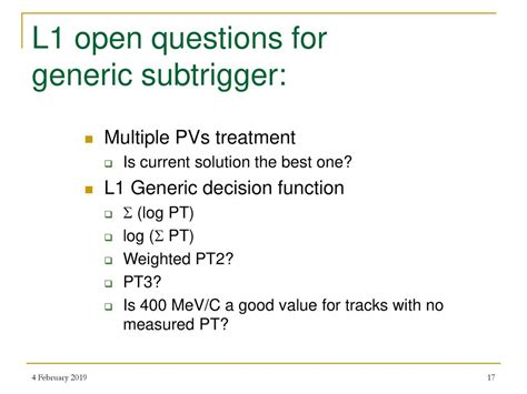 Update On Lhcb Level 1 Trigger Ppt Download