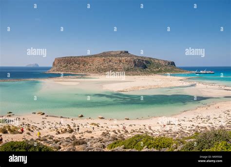 View Of The Dream Beach Balos Beach Sandy Beach Gramvousa Peninsula