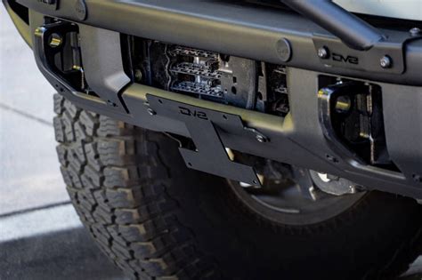 Dv8 Offroad 21 22 Ford Bronco Factory Front Bumper Licence Relocation