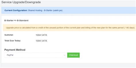 How To Upgradedowngrade My Service To New Plan Web Hosting Knowledgebase