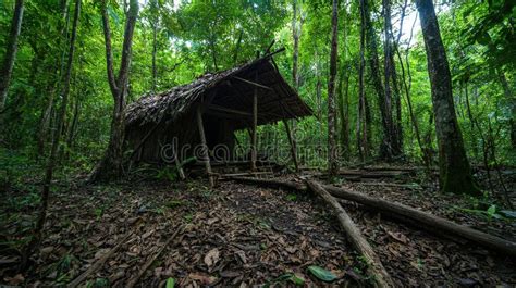 Abandoned Shelter Discovery Amazon Rainforest Photography Dense