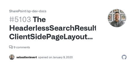 The Headerlesssearchresults Clientsidepagelayouttype Fails And Cant Be