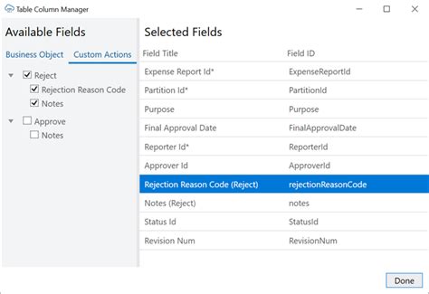 Custom Actions