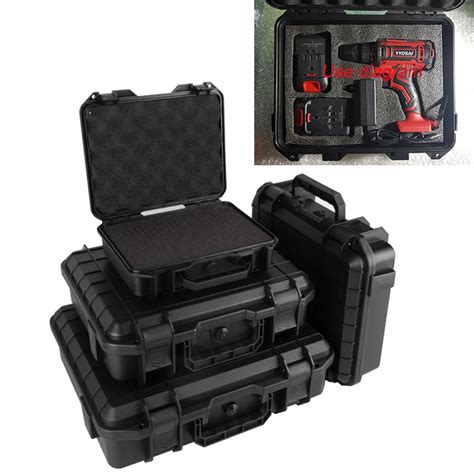 플라스틱 가방 안전 장비 케이스 방수 도구 상자 정리함 도구 케이스 충격 방지 카메라 보관함 사전 절단 스폰지 포함 Aliexpress