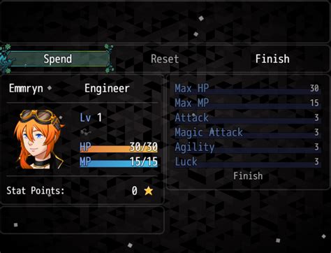 Trying To Combine MogHunter S Monogatari Menu With SumRndmDde S Stat Distribution RPG Maker Forums