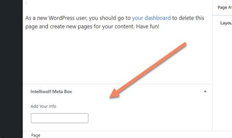 How To Add A Meta Box To Wordpress
